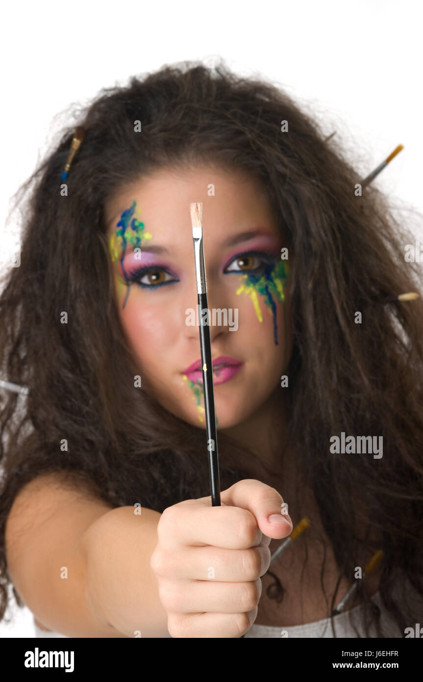 Female painter model High Resolution Stock Photography and Images - Alamy