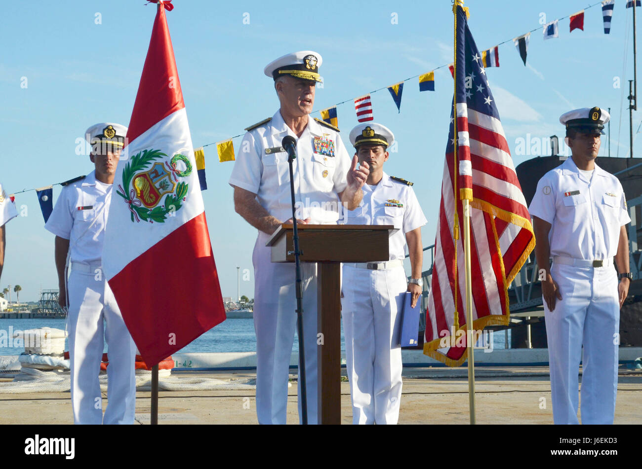 MAYPORT, Fla. (Aug. 19, 2016) – Rear Adm. Sean Buck, commander U.S ...