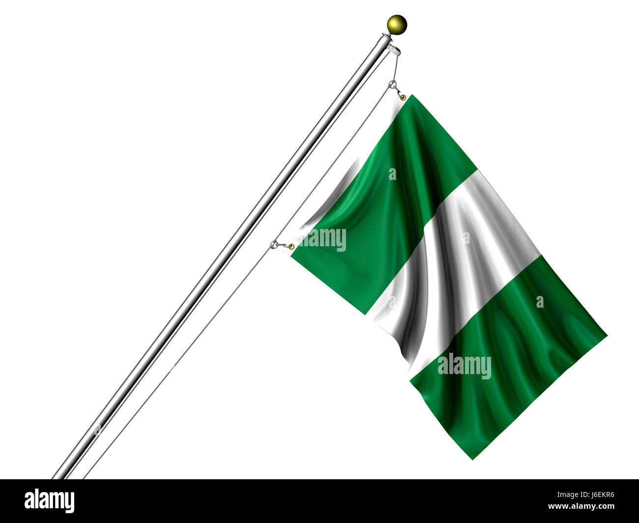 isolated africa flag African pole nigeria isolated colour africa flag ...