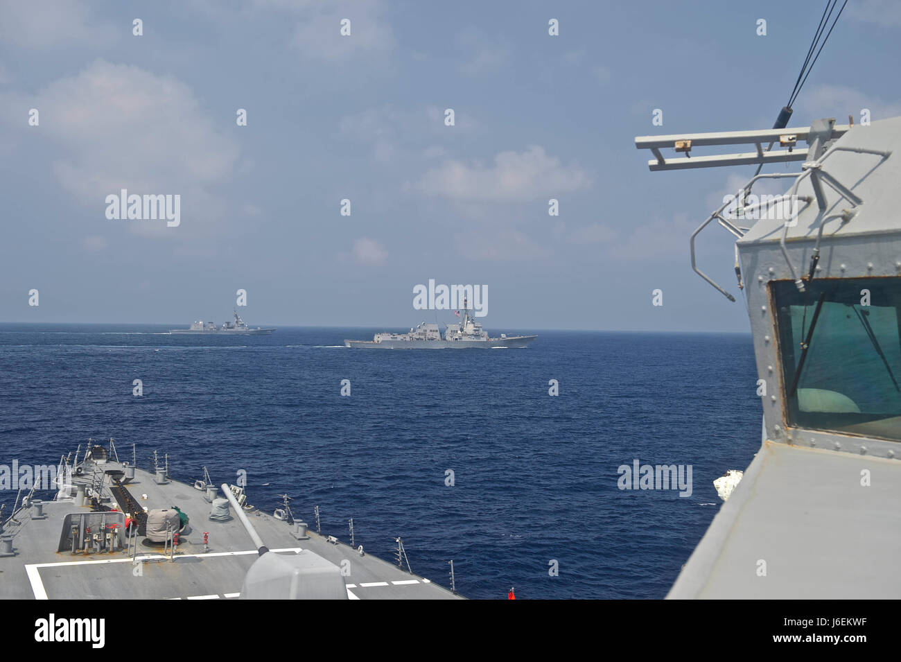 EAST CHINA SEA (Aug. 22, 2016) The guided-missile destroyer USS Decatur ...