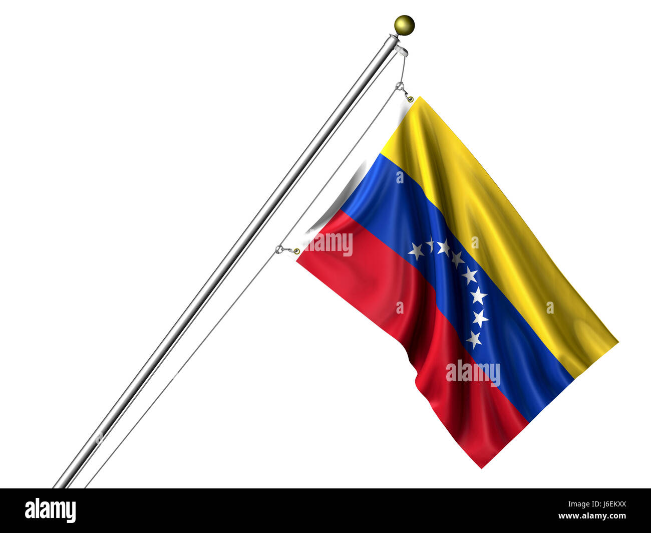 isolated america flag pole venezuela isolated colour flag pole latin ...