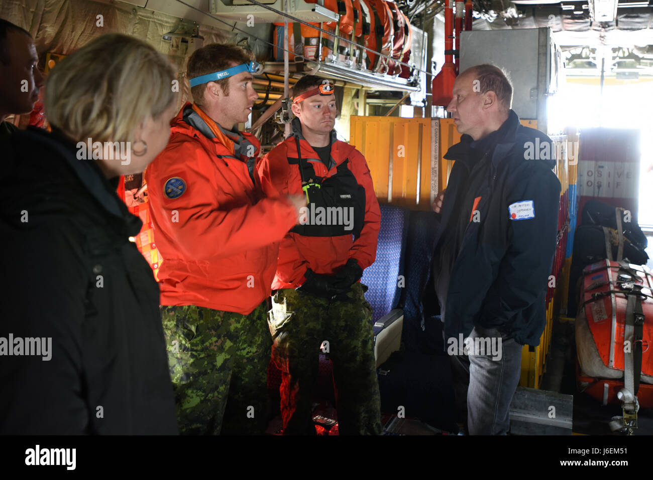 Royal Canadian Airmen discuss mass rescue operations and capabilities ...