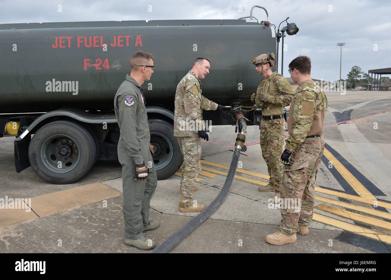 Master Sgt. James Albanesi, the team chief for the Forward Area ...
