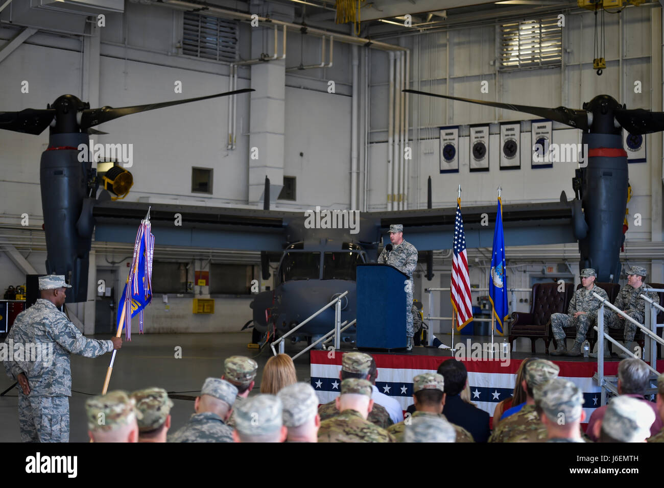 Air Commandos and families attend the 801st Special Operations Aircraft ...