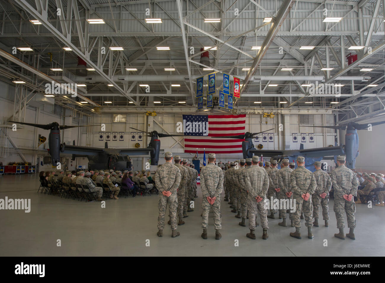 Air Commandos and families attend the 801st Special Operations Aircraft ...
