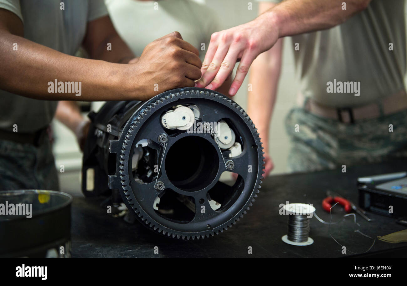 Armament Airmen with the 1st Special Operations Maintenance Squadron ...