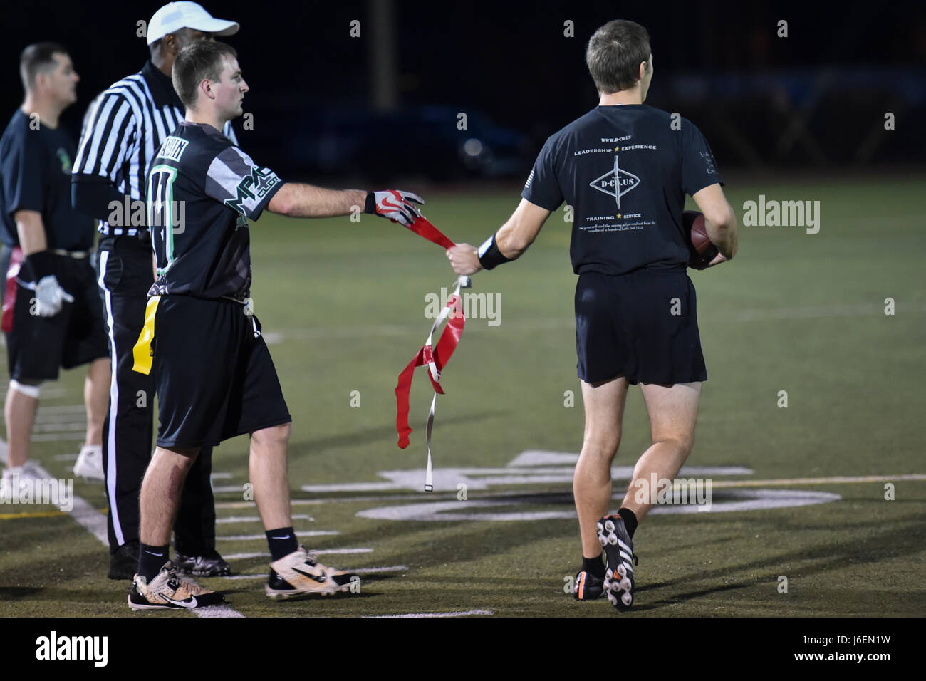 Christopher Mauldin, a defensive player for the 1st Special Operations ...
