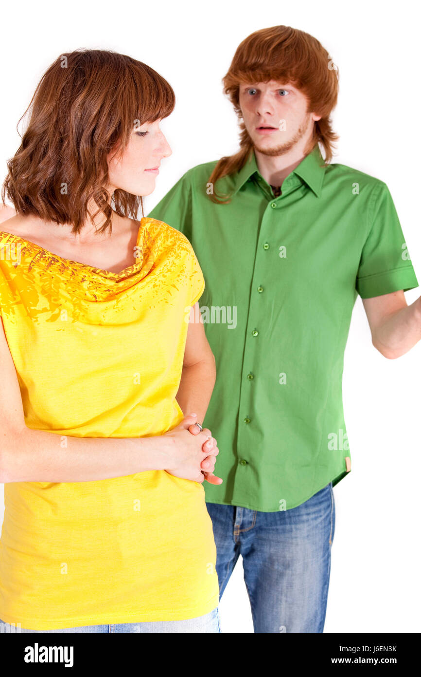 conflict quarrel couple pair woman friendship female conflict portrait ...