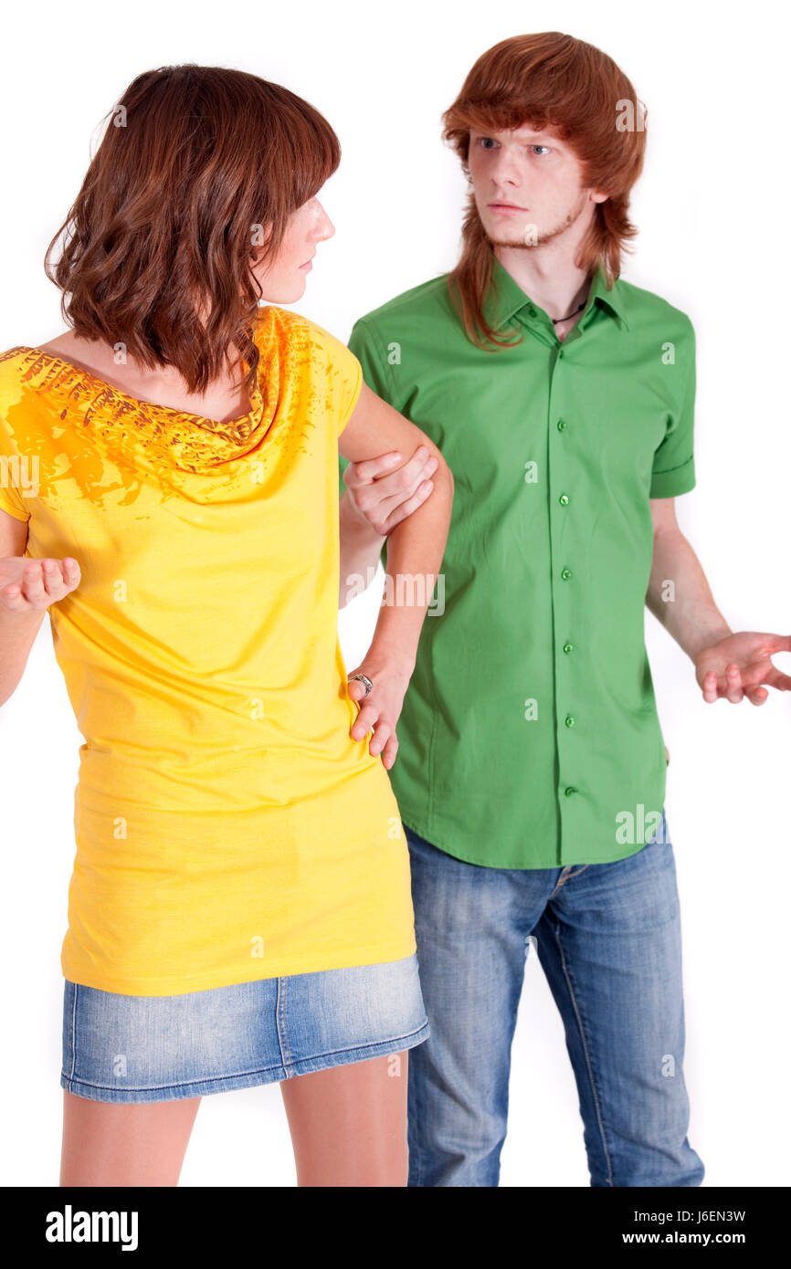 conflict quarrel couple pair woman friendship female conflict portrait ...