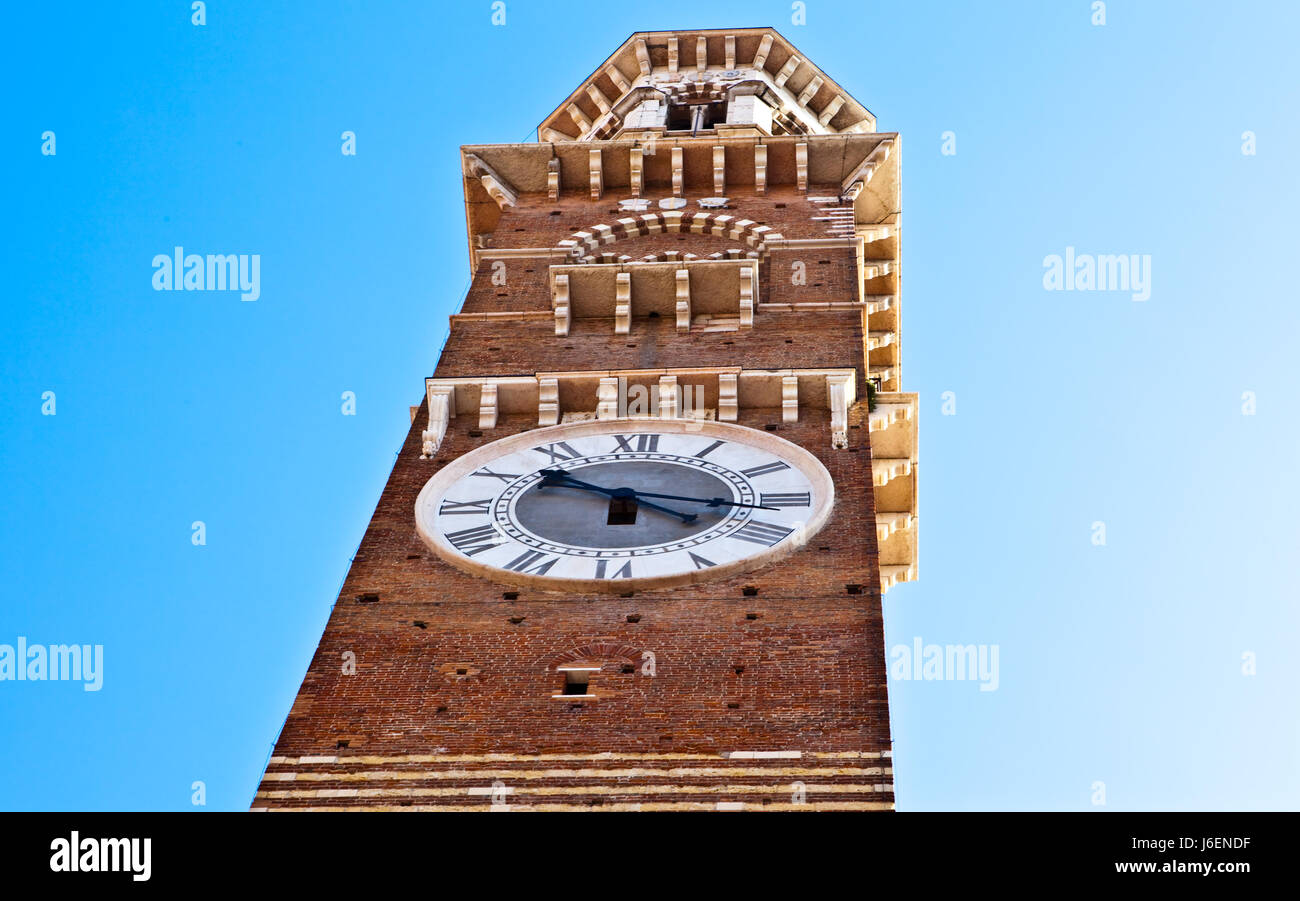 tower clock ancient bricks italy tower clock style of construction ...