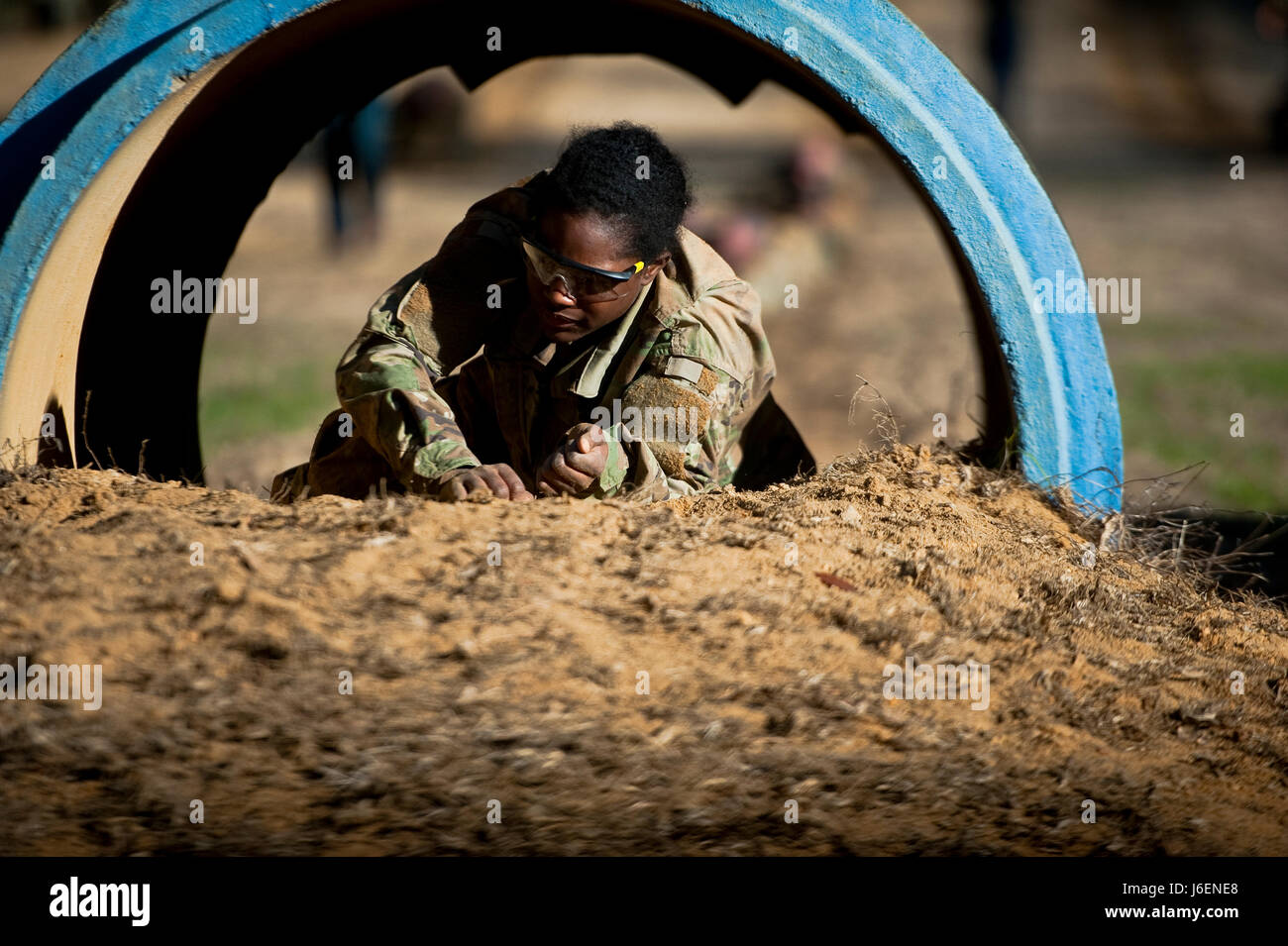 (FORT BENNING, Ga.) – A U.S. Army Infantry soldier-in-training assigned ...
