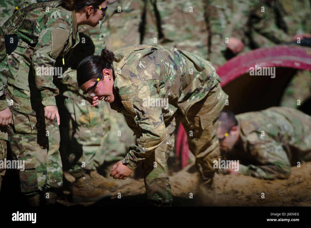 (FORT BENNING, Ga.) – A U.S. Army Infantry soldier-in-training assigned ...