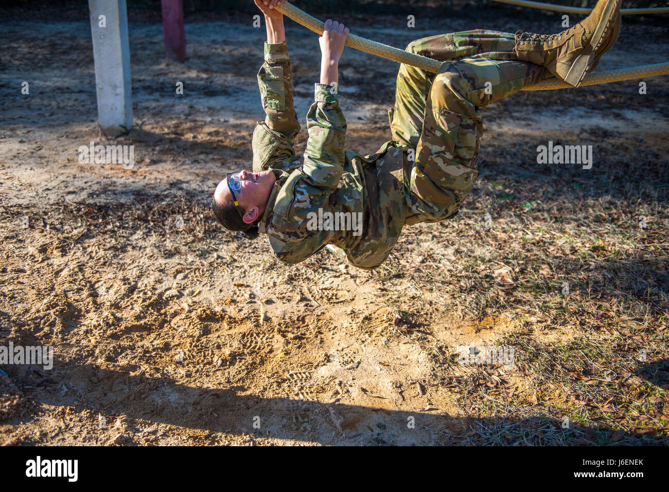 (FORT BENNING, Ga.) – A U.S. Army Infantry soldier-in-training assigned ...