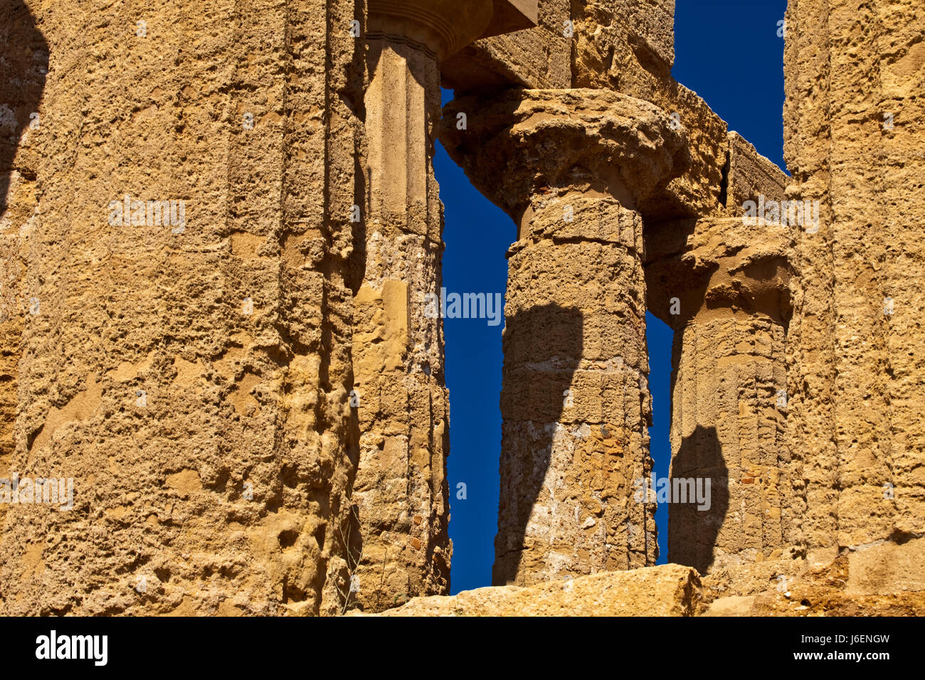 temple ruins valley sicily landmark ancient italy blue travel religion ...
