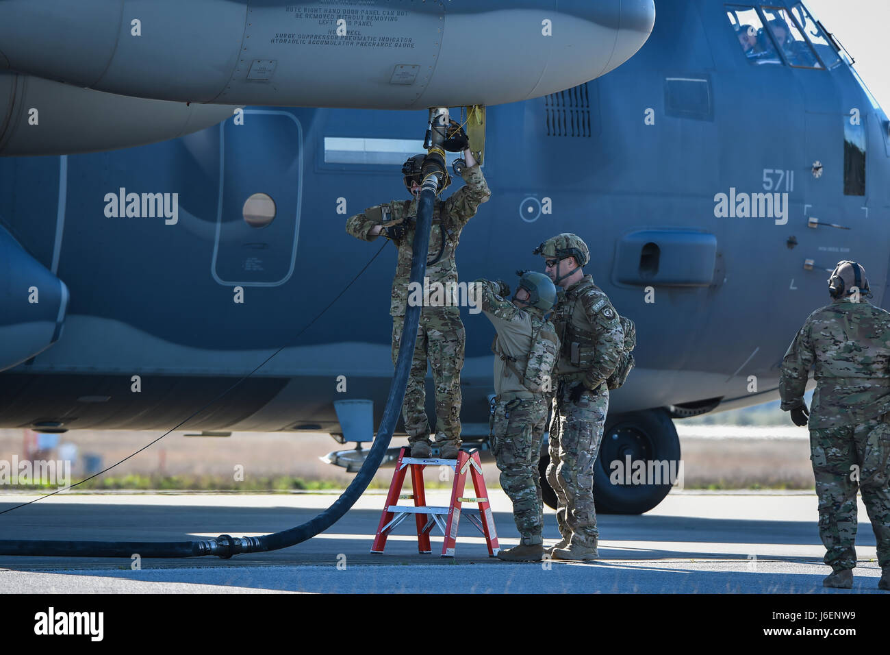 Forward area refueling point Airmen with the 1st Special Operations ...