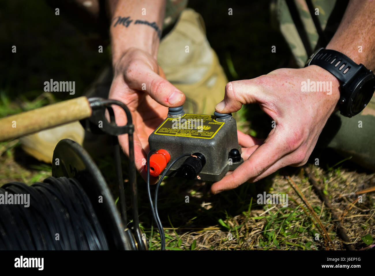 Blasting machine hi-res stock photography and images - Alamy