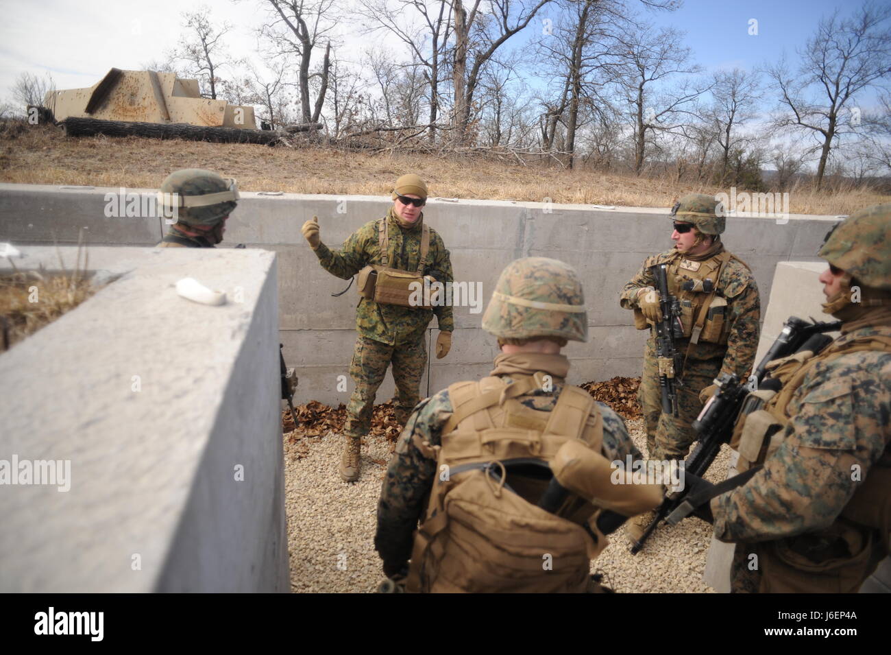 U.S. Marines with Fox Company, 2nd Battalion, 24th Marines of the 23rd ...