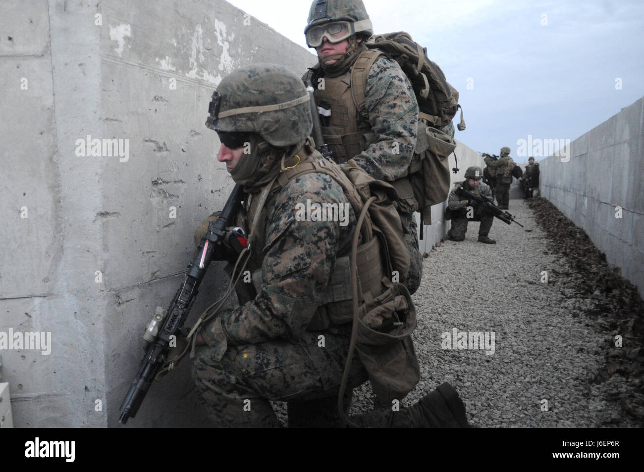 U.S. Marines with Fox Company, 2nd Battalion, 24th Marines of the 23rd ...
