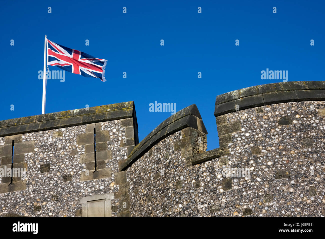 flag britain battlement castle chateau tower wall england flag fortress ...