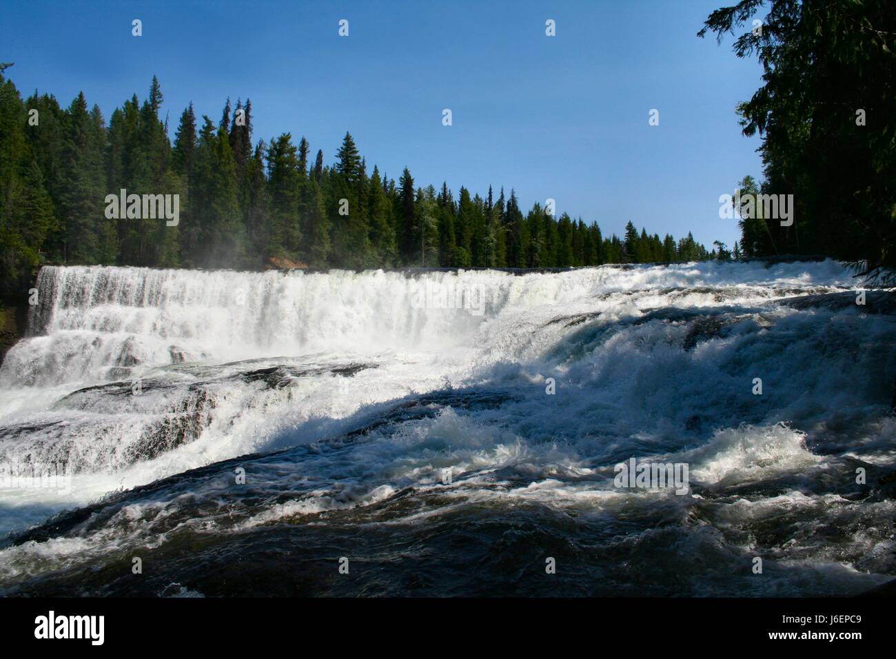 waterfall canada river water travel waterfall america depth depths ...