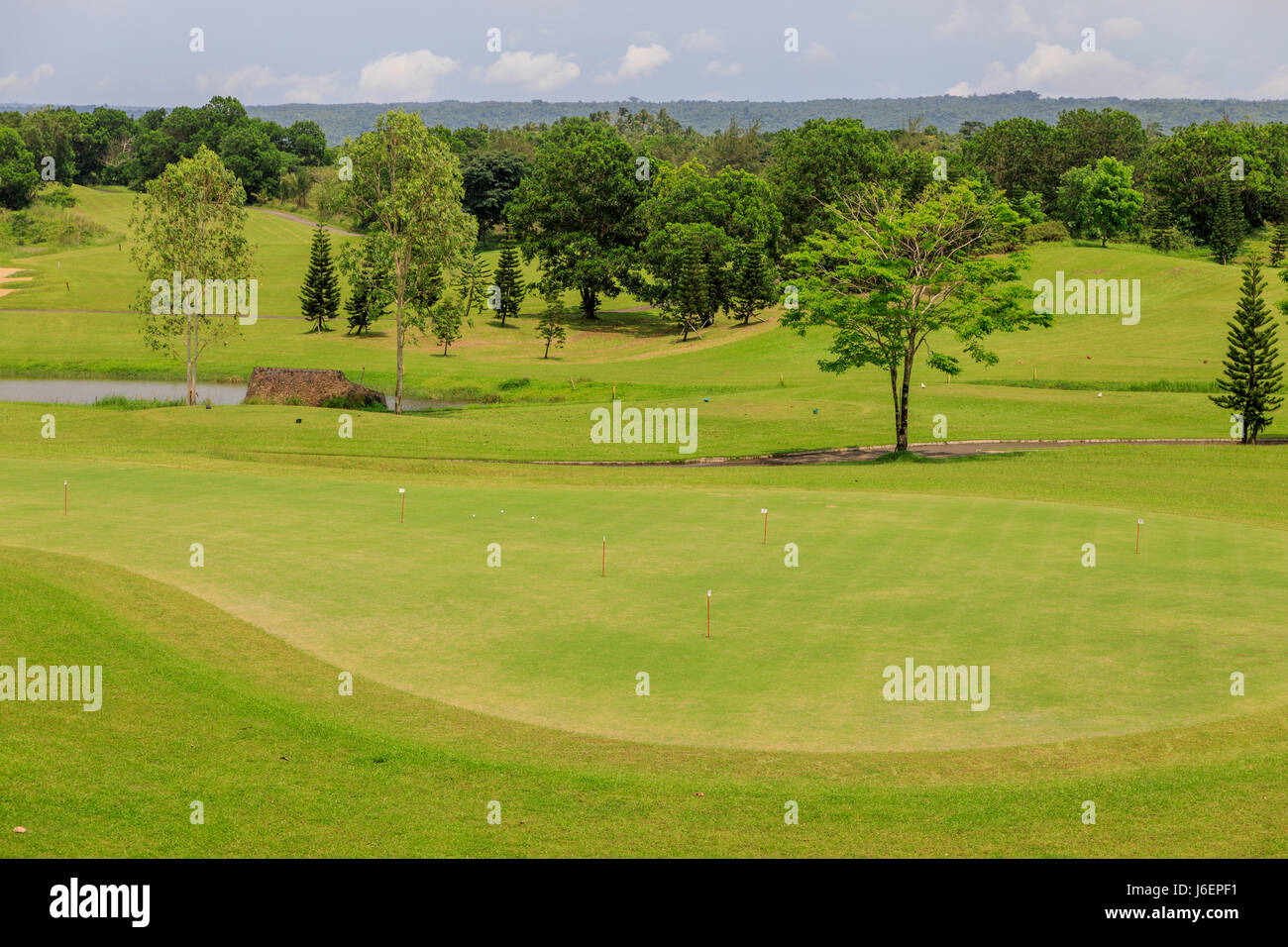 landscape view of golf course at Philippines Stock Photo - Alamy