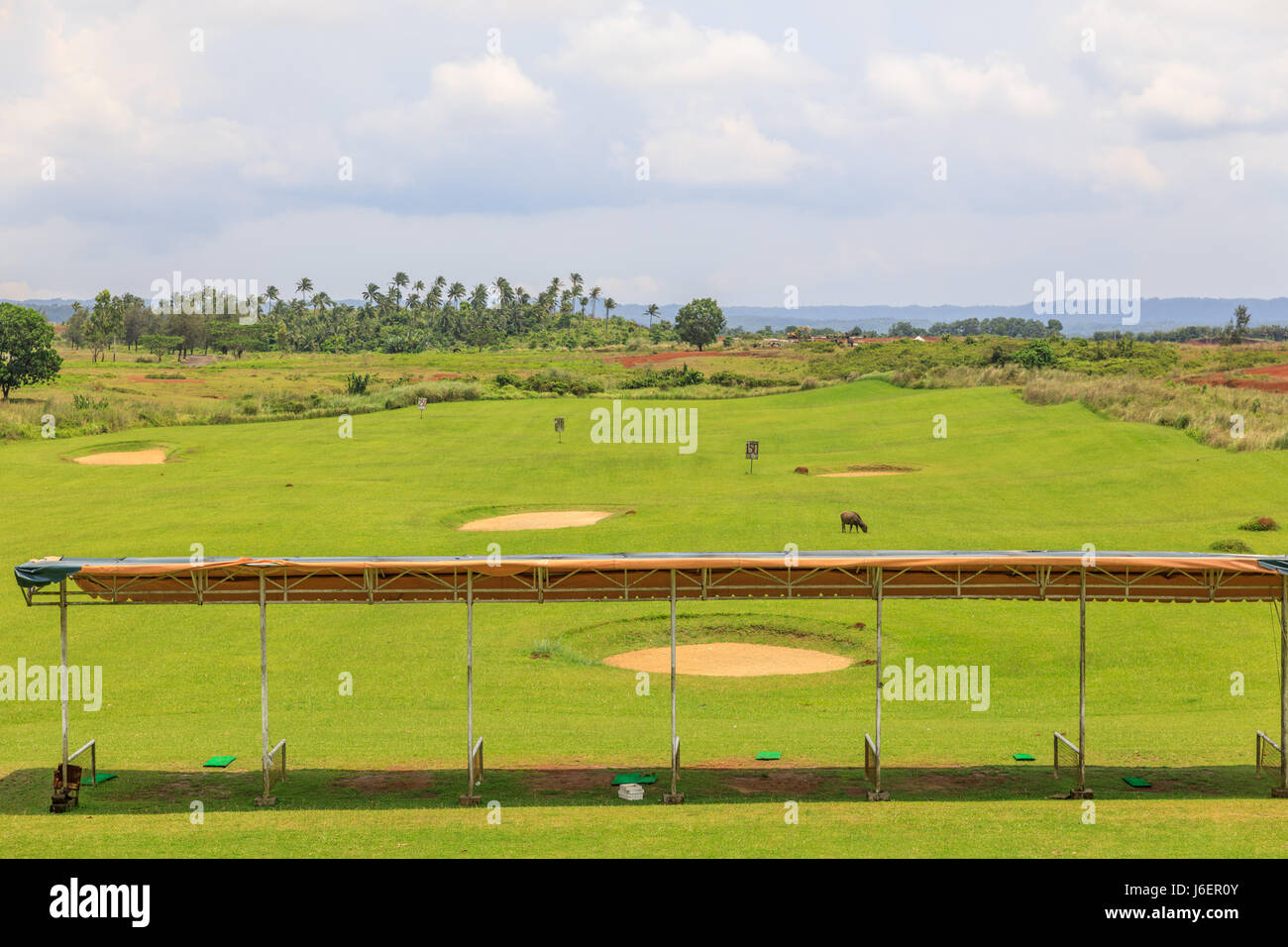 landscape view of golf course at Philippines Stock Photo - Alamy