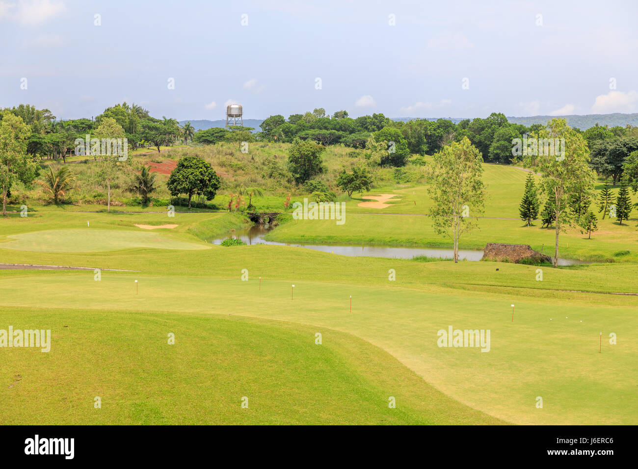 landscape view of golf course at Philippines Stock Photo - Alamy