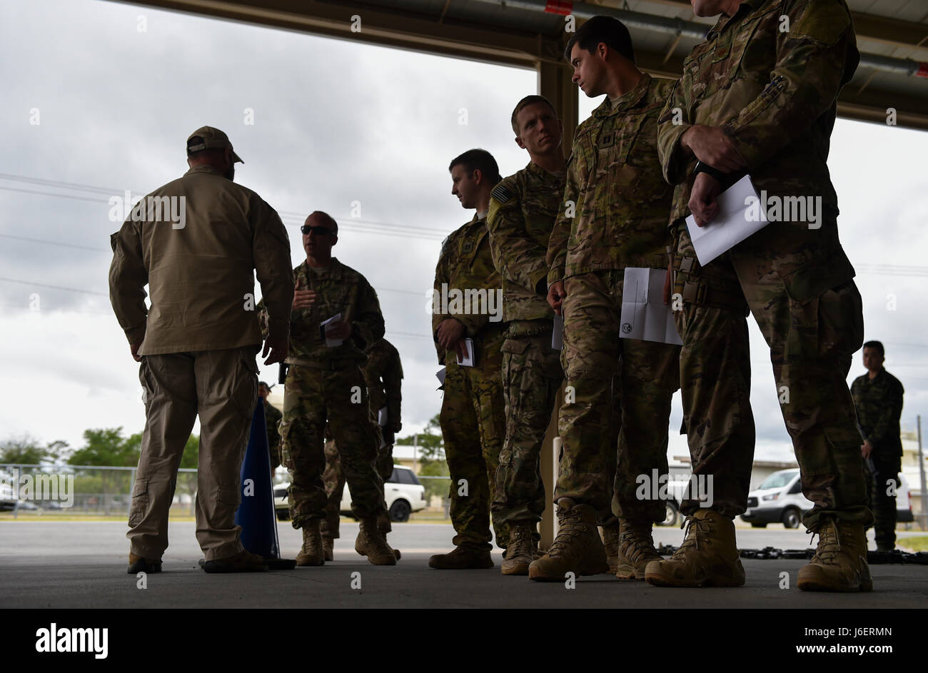 Combat aviation advisor students with the 6th Special Operations ...
