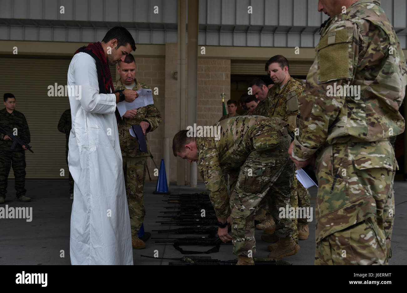 Combat aviation advisor students with the 6th Special Operations ...