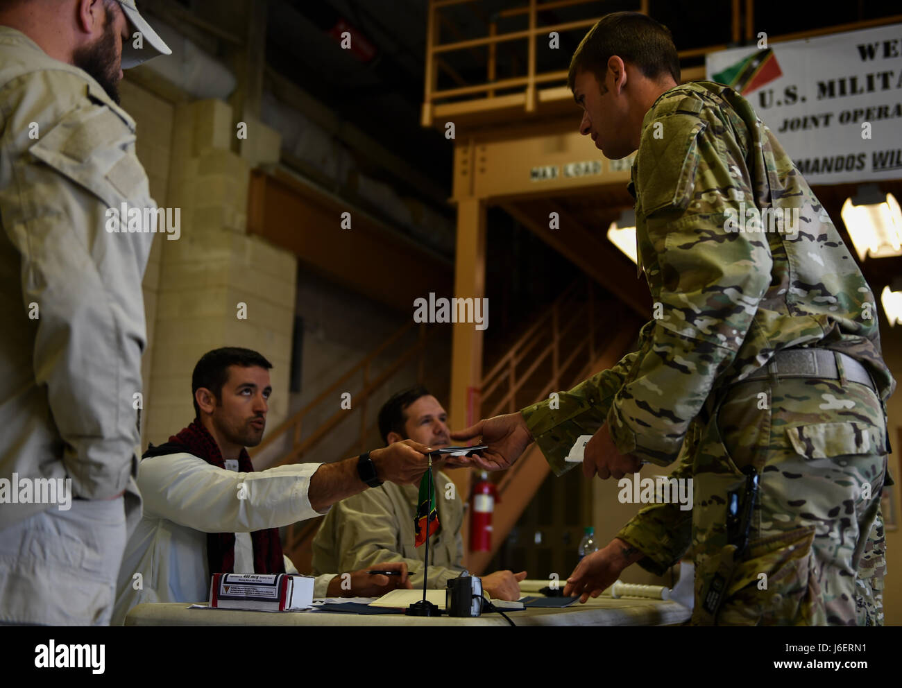 Combat aviation advisor students with the 6th Special Operations ...