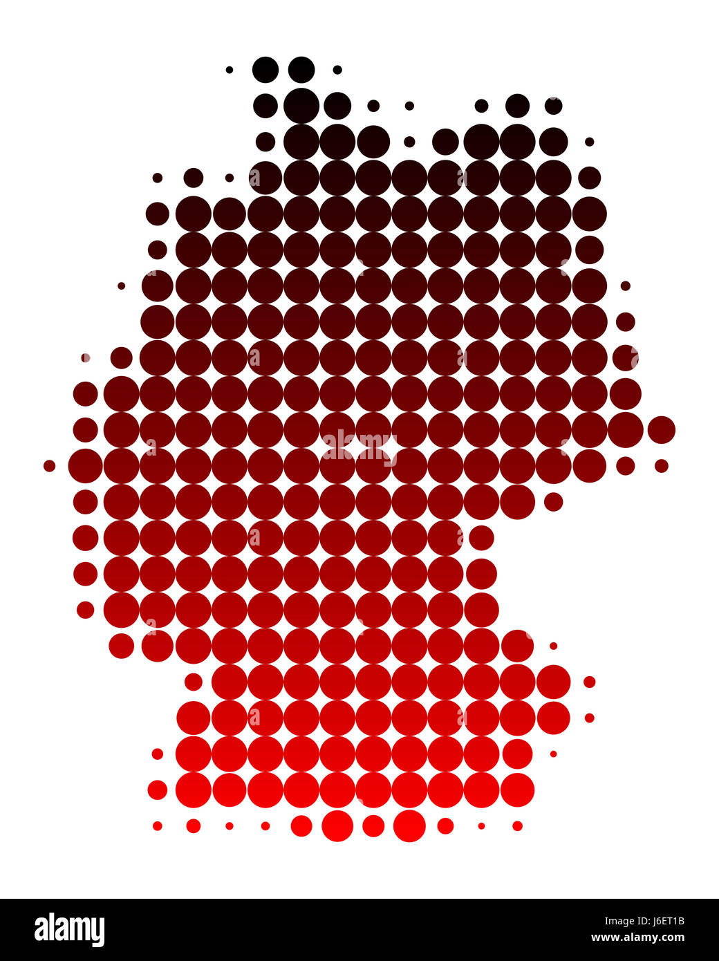 europe circle card dot geography atlas map of the world map red europe ...