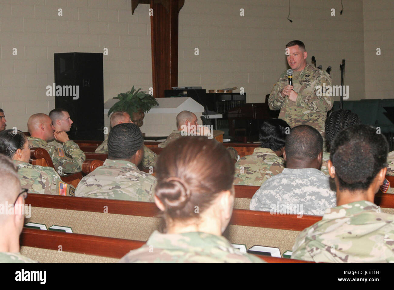 Maj. Jonathan R. Fisher, chaplain for the 101st Airborne Division (Air ...