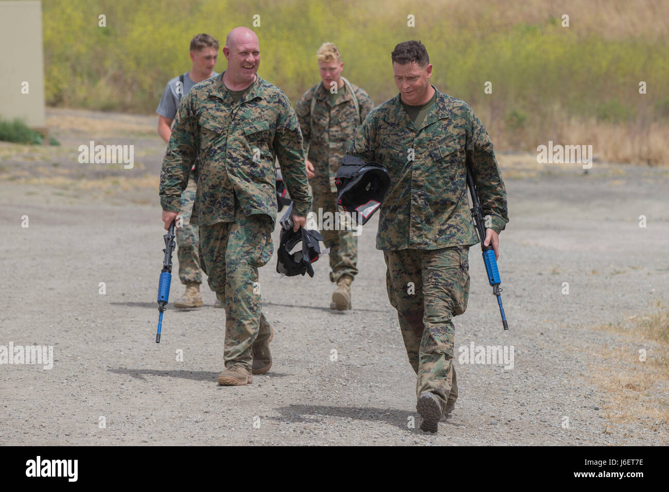 U.S. Marine Corps Reconnaissance Challenge competitor Master Gunnery ...
