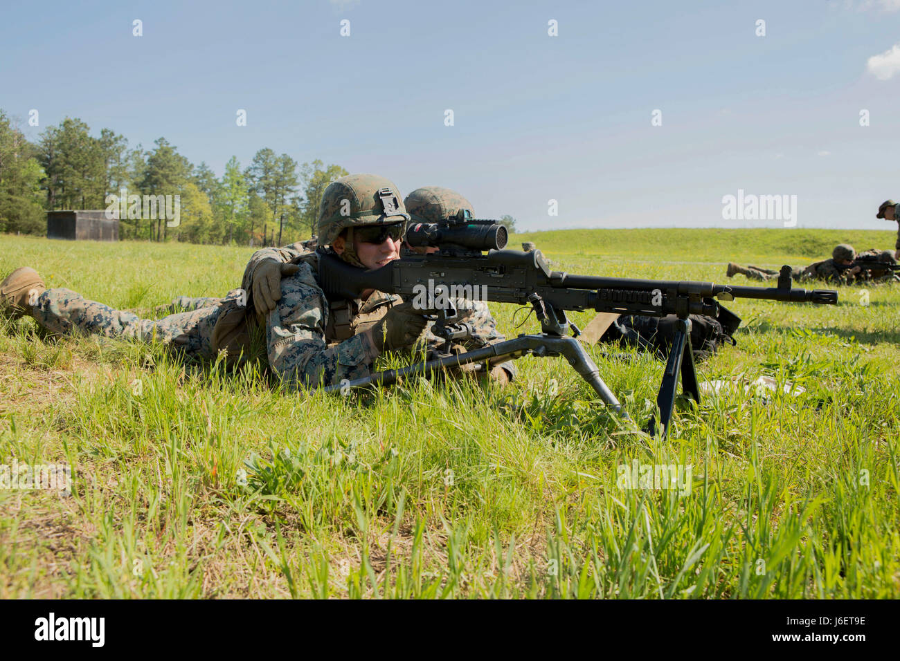 U.S. Marines with, 2nd Battalion 2nd Marine Regiment (2/2), conduct a ...