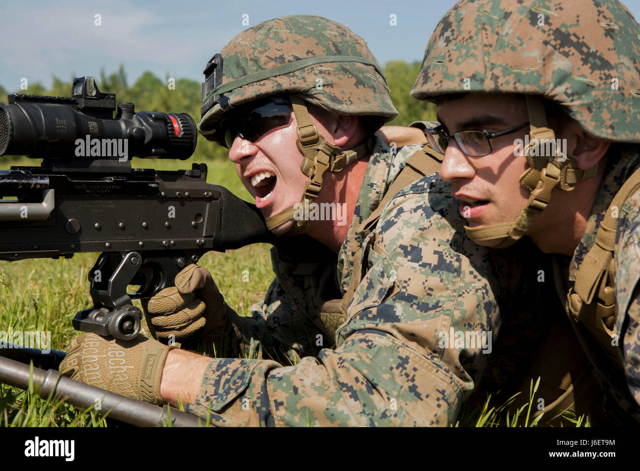 U.S. Marines with, 2nd Battalion 2nd Marine Regiment (2/2), conduct a ...