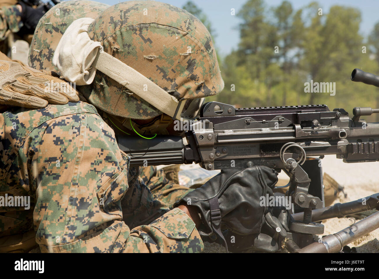 U.S. Marines with, 2nd Battalion 2nd Marine Regiment (2/2), conduct a ...