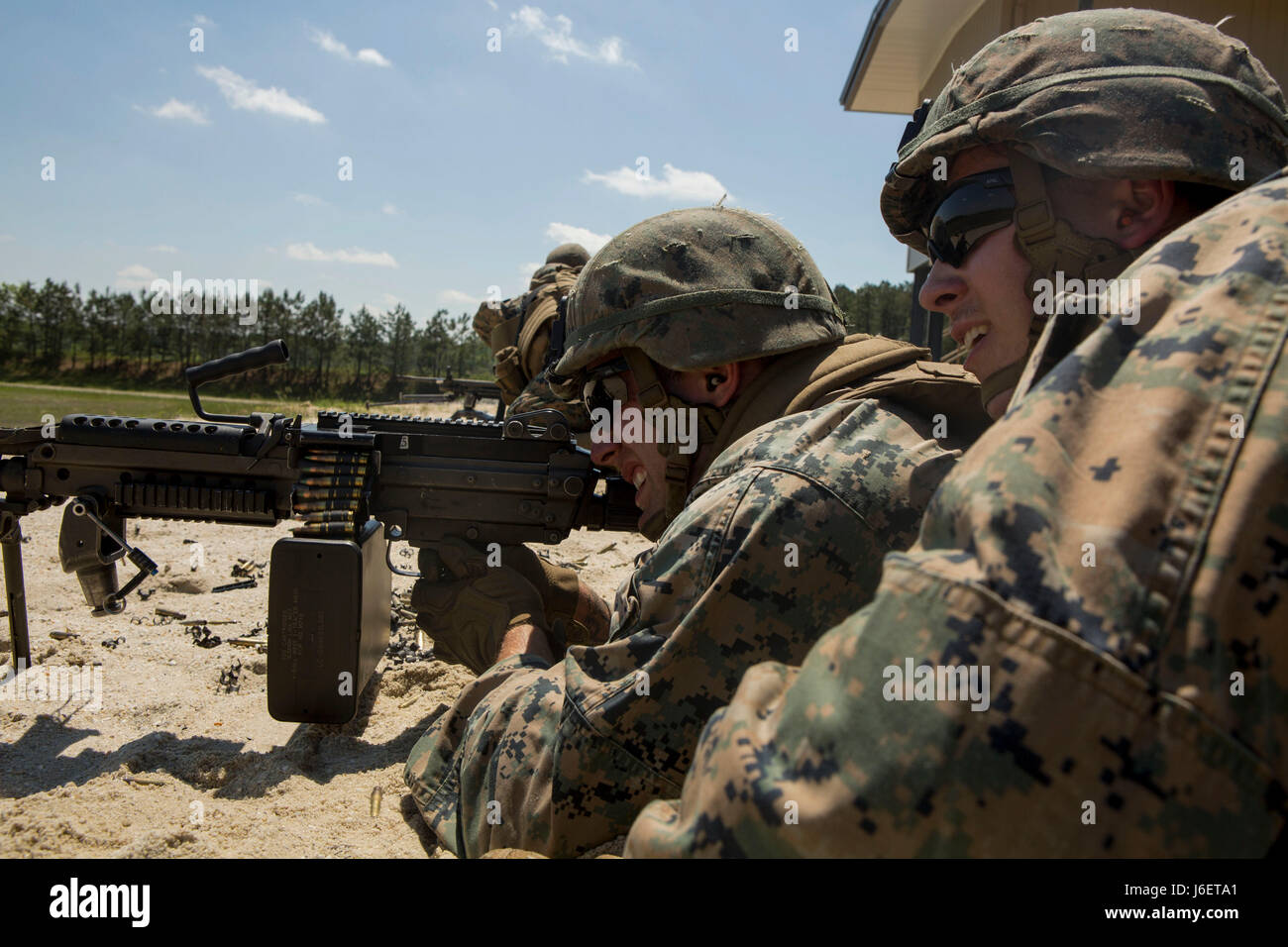 U.S. Marines with, 2nd Battalion 2nd Marine Regiment (2/2), conduct a ...