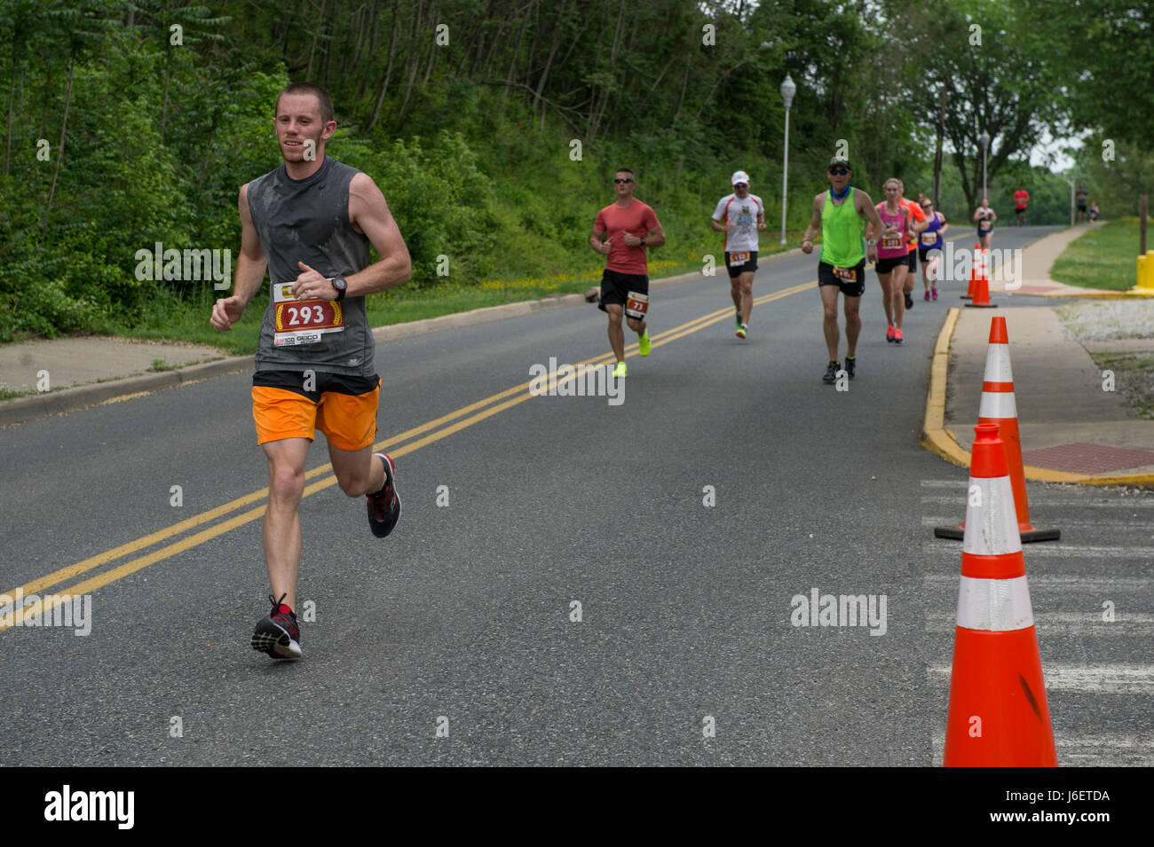 James Thompson participates in the Centennial Quantico 100, held at ...