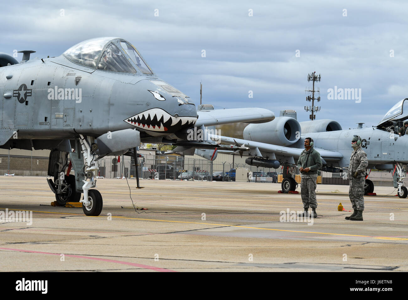 Airmen assigned to the 23rd Aircraft Maintenance Squadron, Moody Air ...