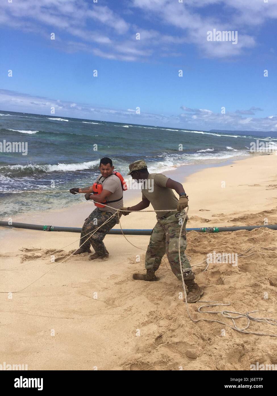 Sgt. Dequeshaun Johnson and Spc. Abraham Sanchez from Forward Support ...
