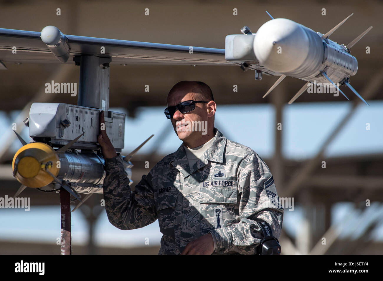 Senior Master Sgt. Eugene Gaspar, 301st Fighter Wing weapons manager ...