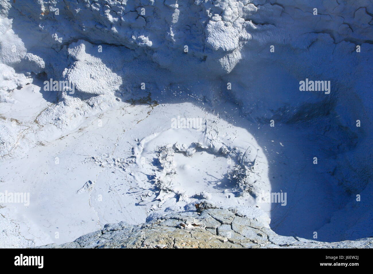 crater iceland lava scenery countryside nature act of god water vapor ...