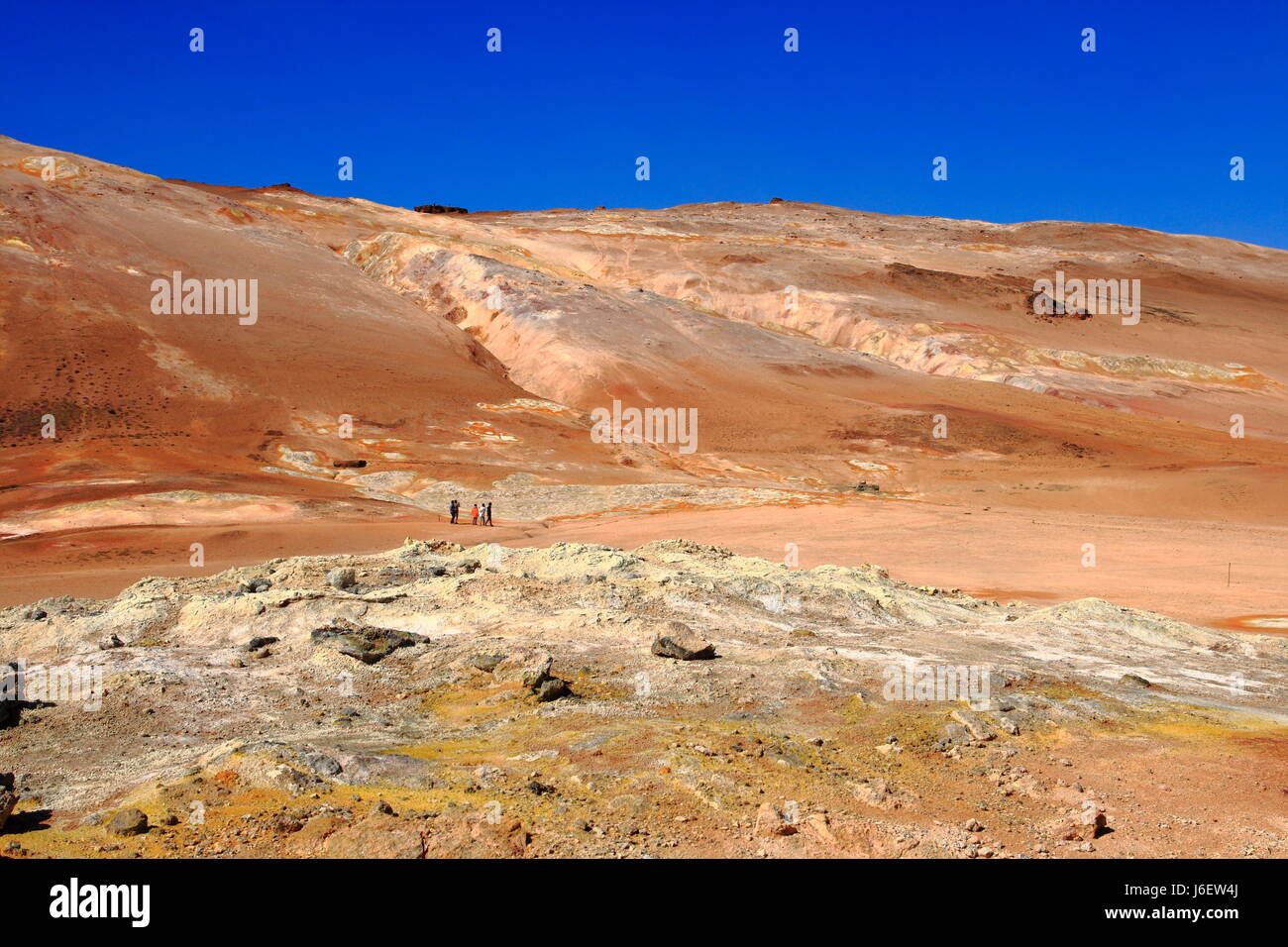 crater iceland lava scenery countryside nature act of god water vapor ...