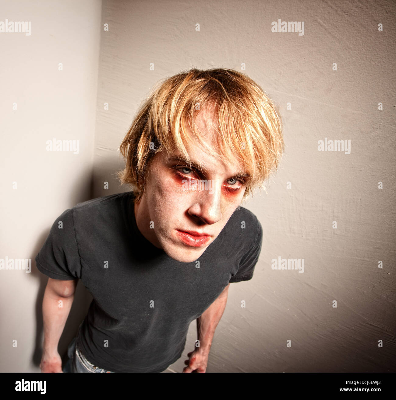 danger male masculine creature monster zombie dead man danger closeup ...