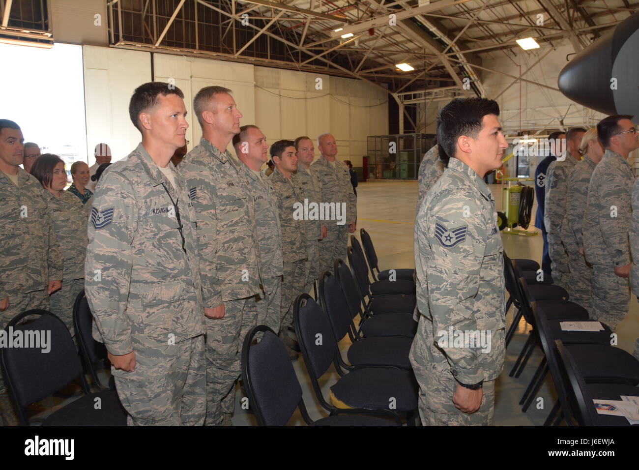 Members of the 507th Air Refueling Wing attend the 507th Maintenance ...