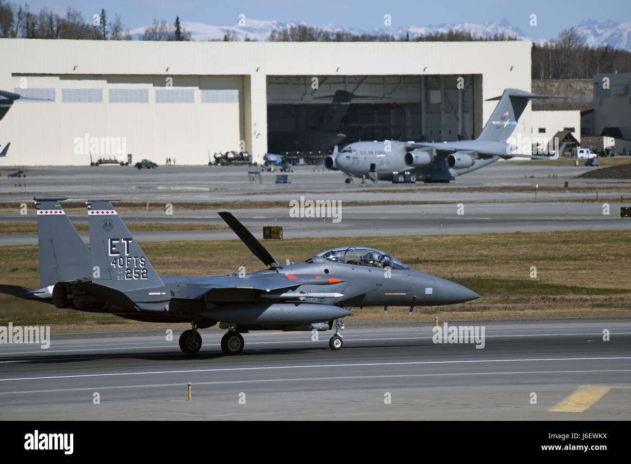 JOINT BASE ELMENDORF-RICHARDSON, Alaska -- A U.S. Air Force F-15 Eagle ...