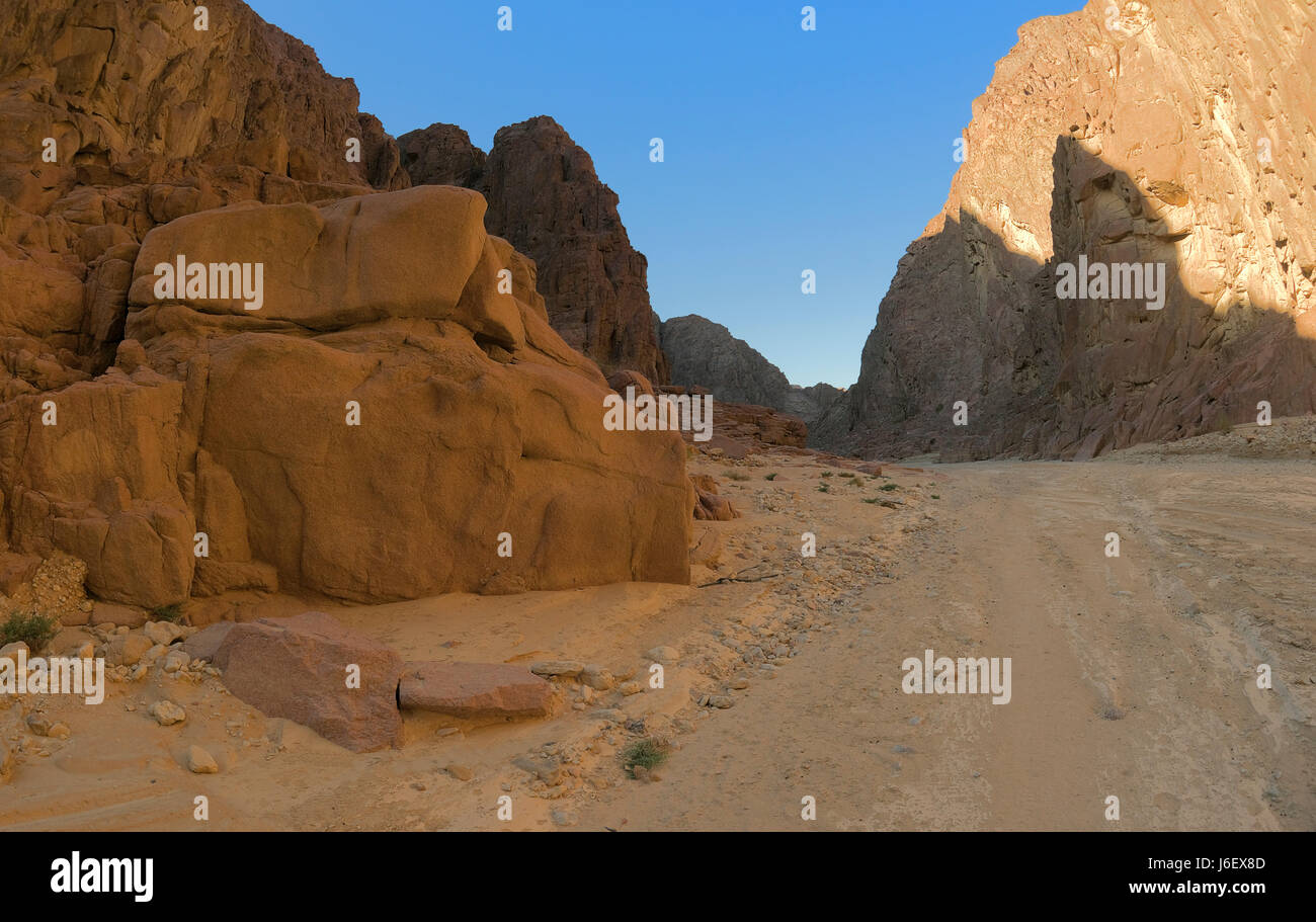 desert wasteland africa egypt Canyon wadi stones desert wasteland ...