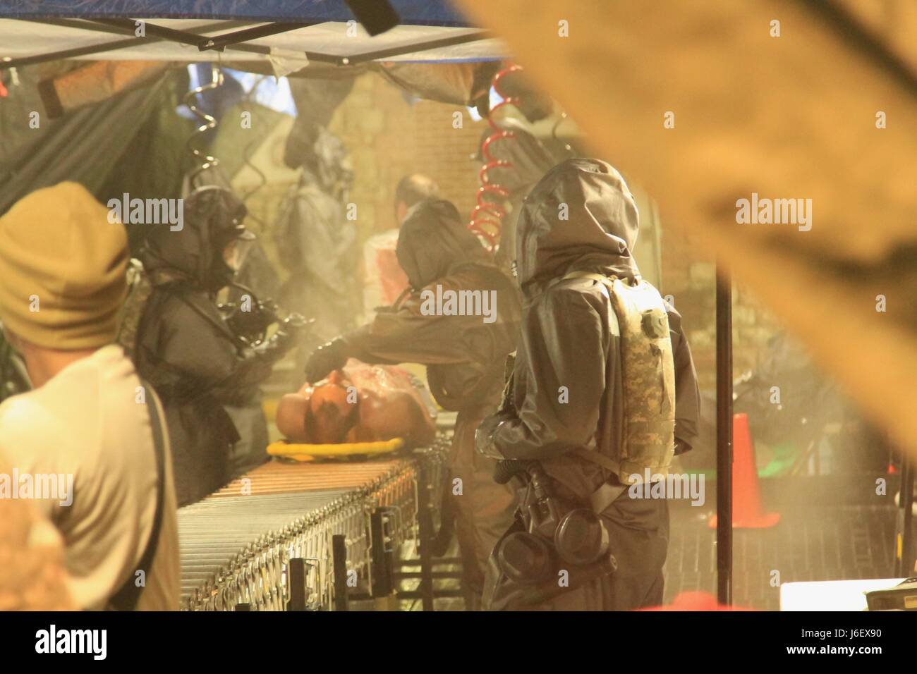 Soldiers with the 414th Chemical, Biological, Radiological, Nuclear ...