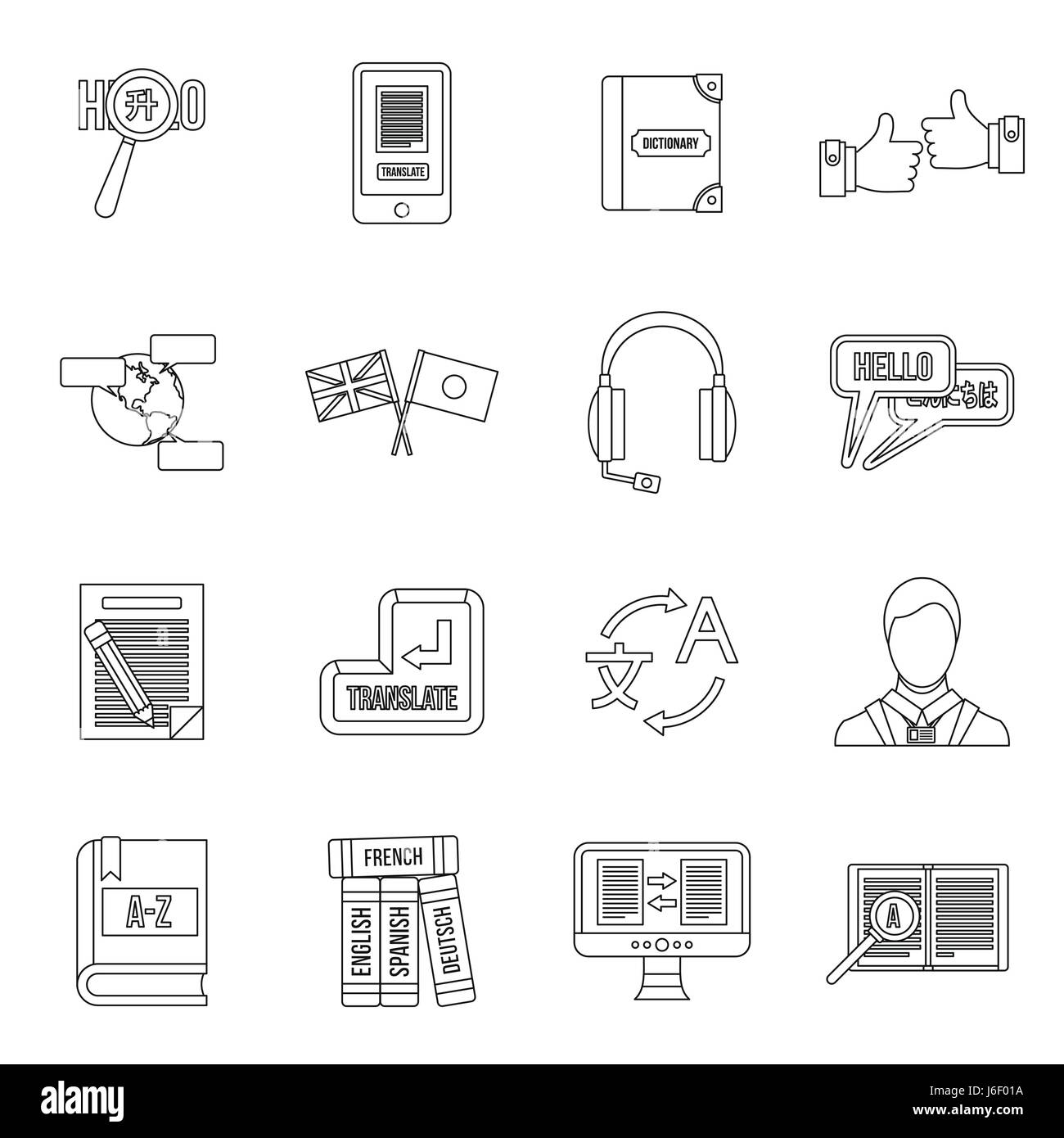 Foreign alphabet Black and White Stock Photos & Images - Alamy