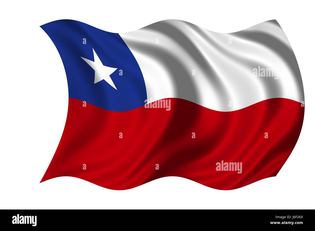 Chile flag Cut Out Stock Images & Pictures - Alamy